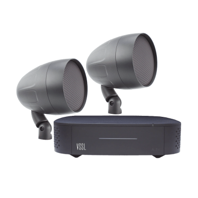 KIT Amplificador VSSL A1X | 2 Bocinas Acoustiscape TruAudio Modelo AS2T ...